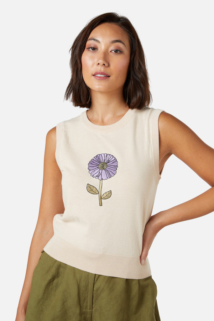 Fresh Blooms Embroidered Vest – Princess Highway