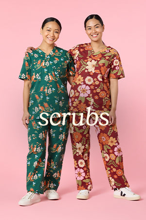 Buy New Printed Scrubs Sets - Trendy Designs by Princess Highway