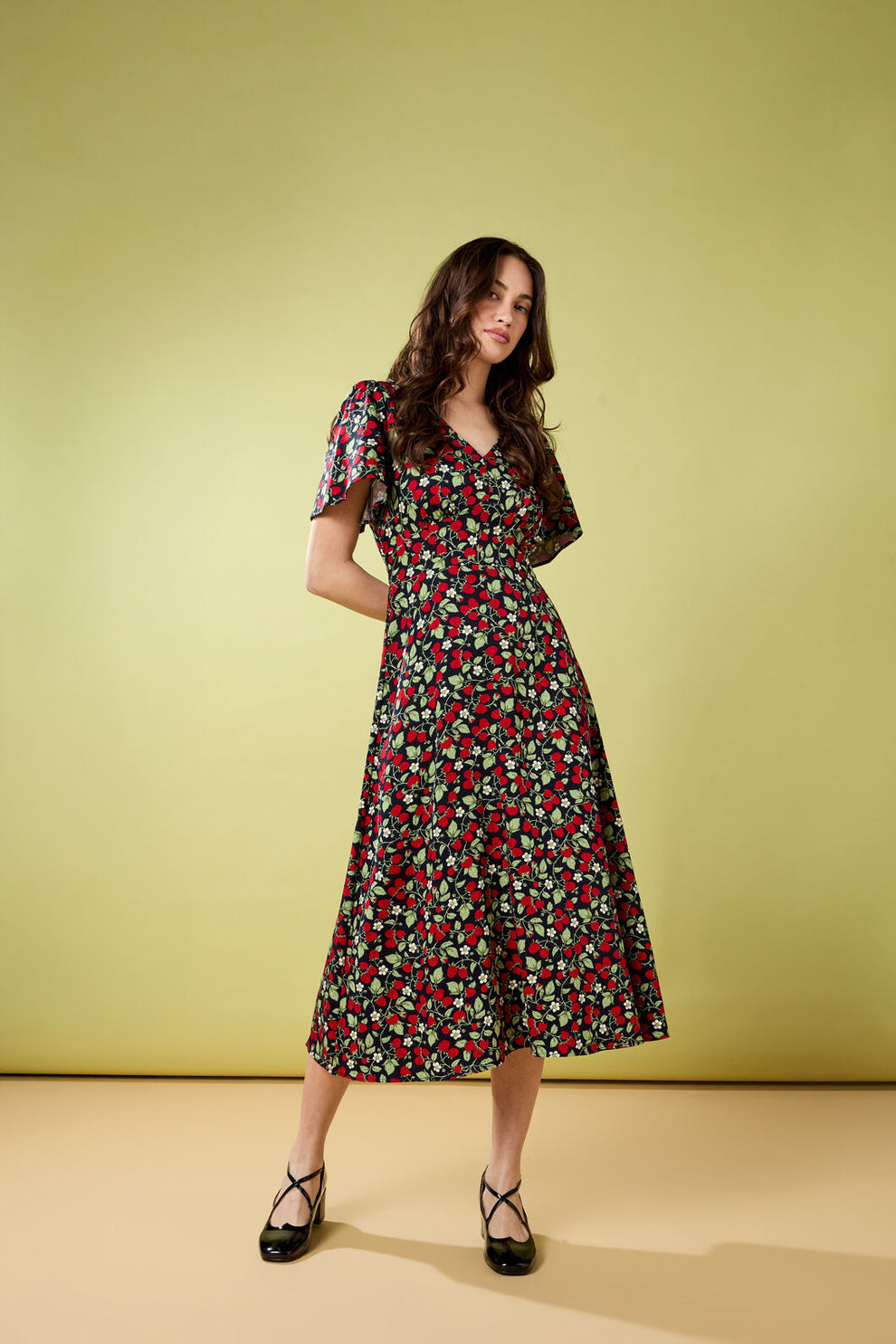 Raspberry Midi Dress – Princess Highway