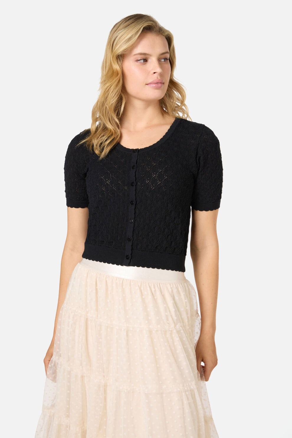 Lacey Short Sleeve Cardigan – Princess Highway