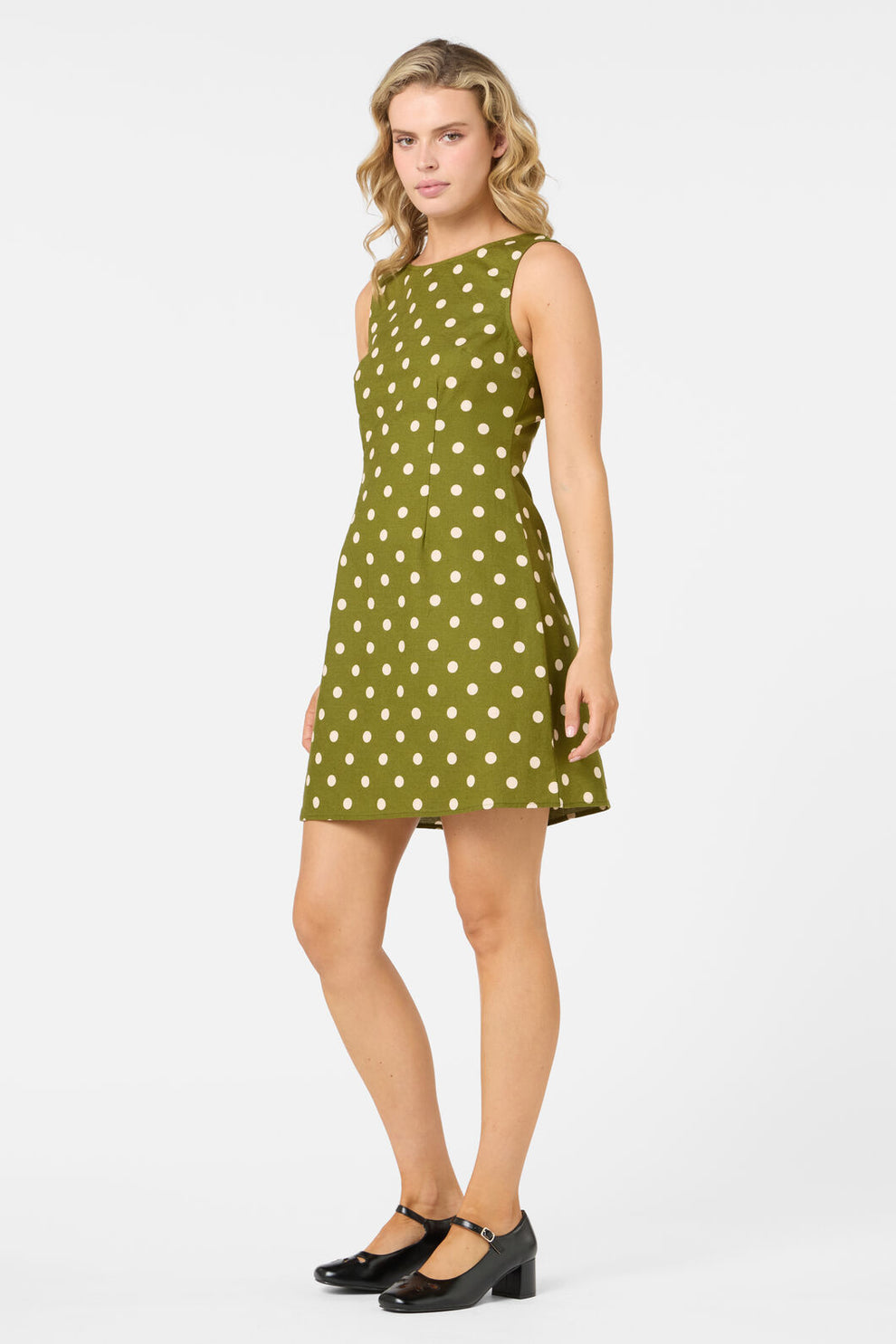 Polka Dot Shift Mini Dress – Princess Highway