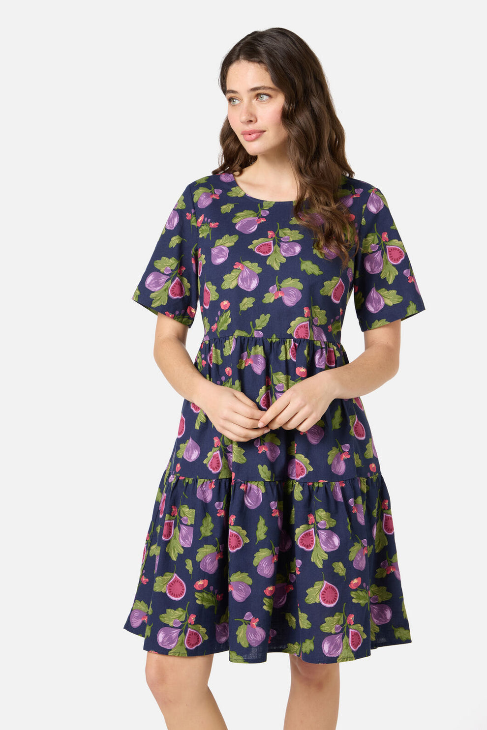 Fig Tiered Smock Dress – Princess Highway