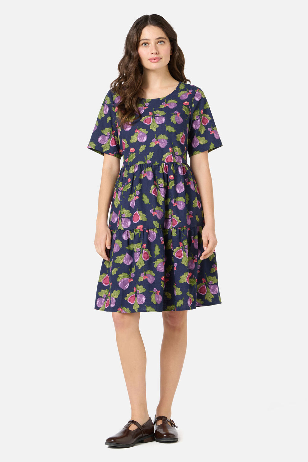 Fig Tiered Smock Dress – Princess Highway