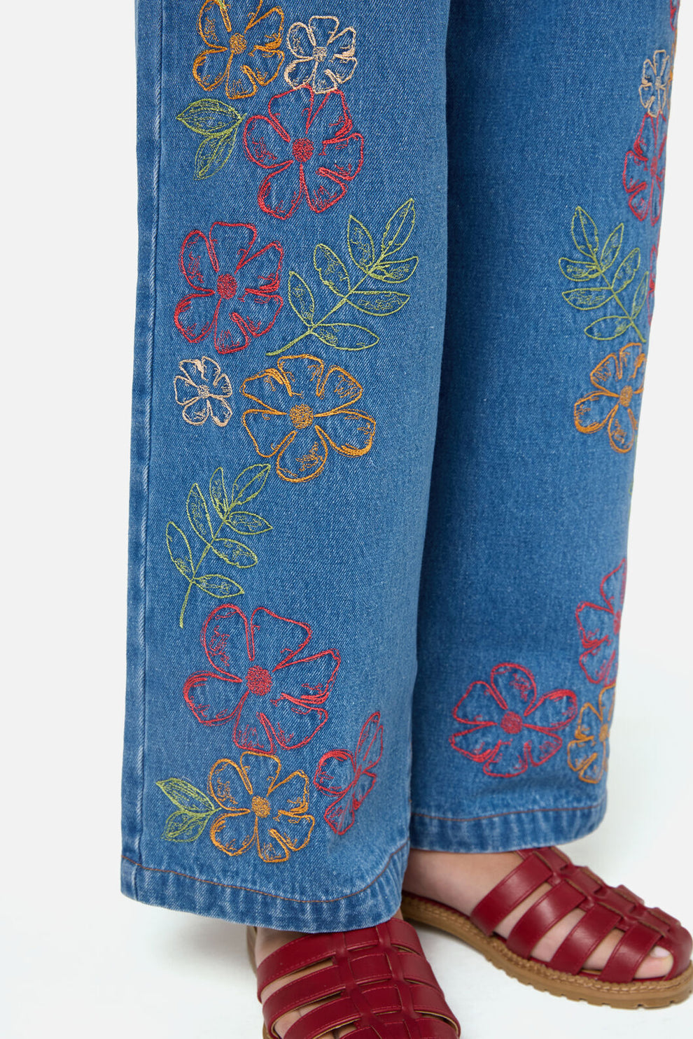 Alexa Flower Embroidered Jean – Princess Highway