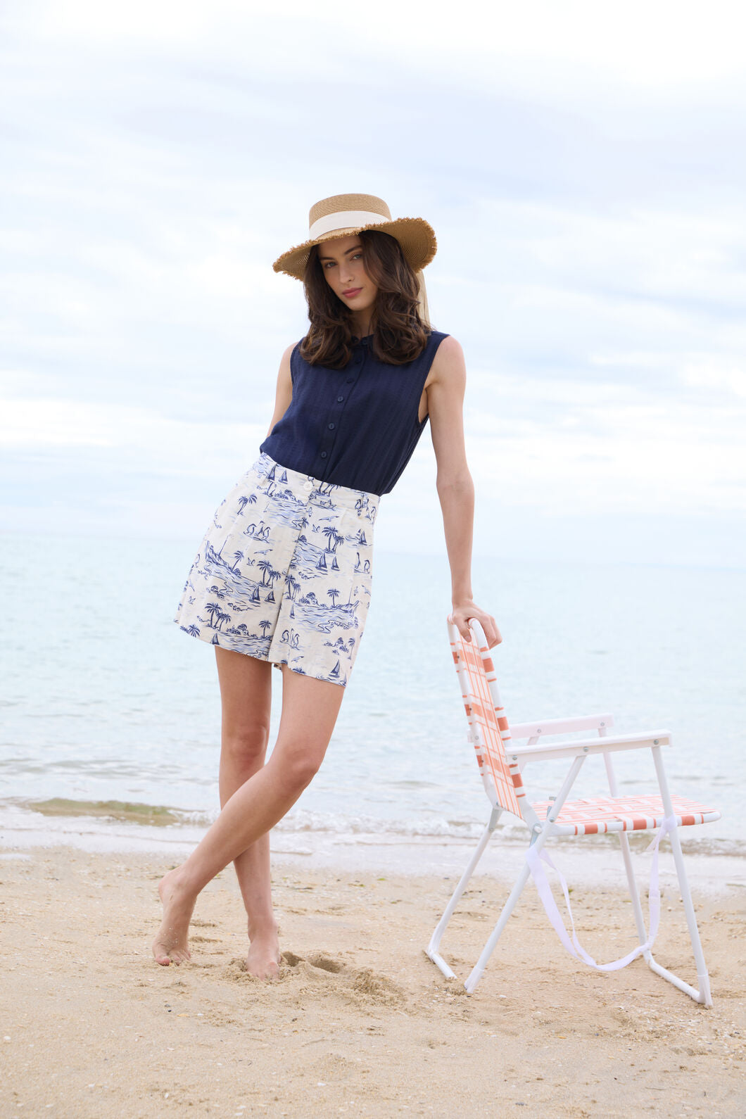 Seaside Toile Short – Princess Highway