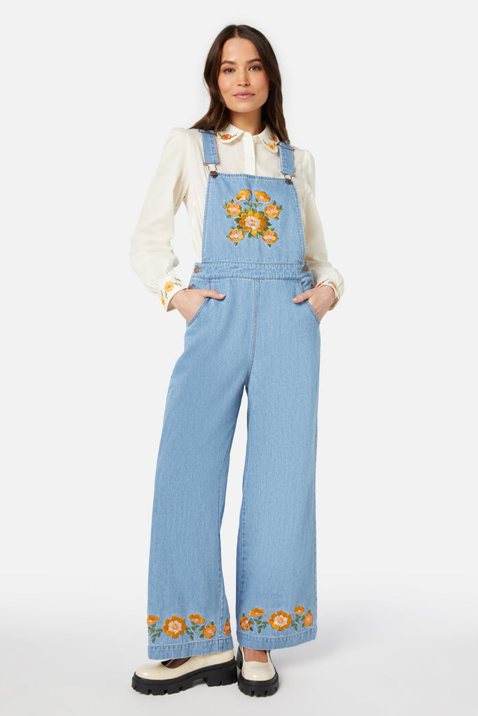 Folk Embroidered Overall – Princess Highway