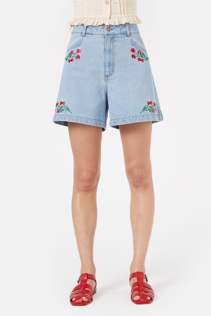 Poppy Embroidered Short – Princess Highway