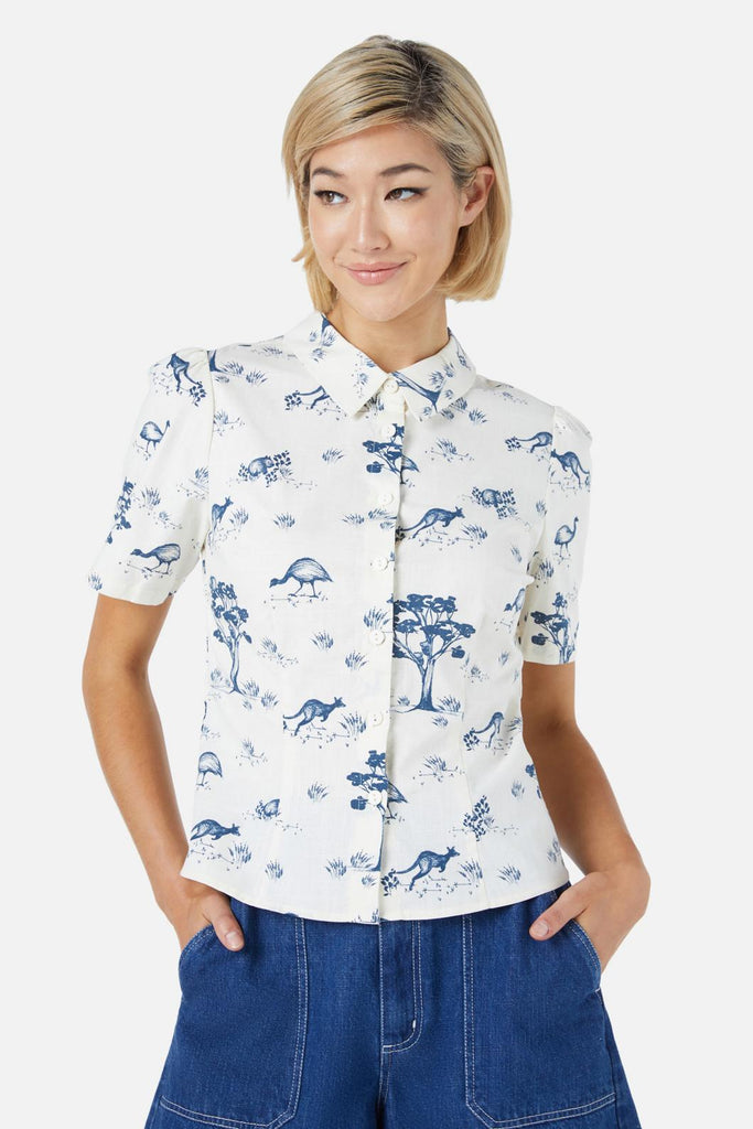Australian Toile Blouse – Princess Highway