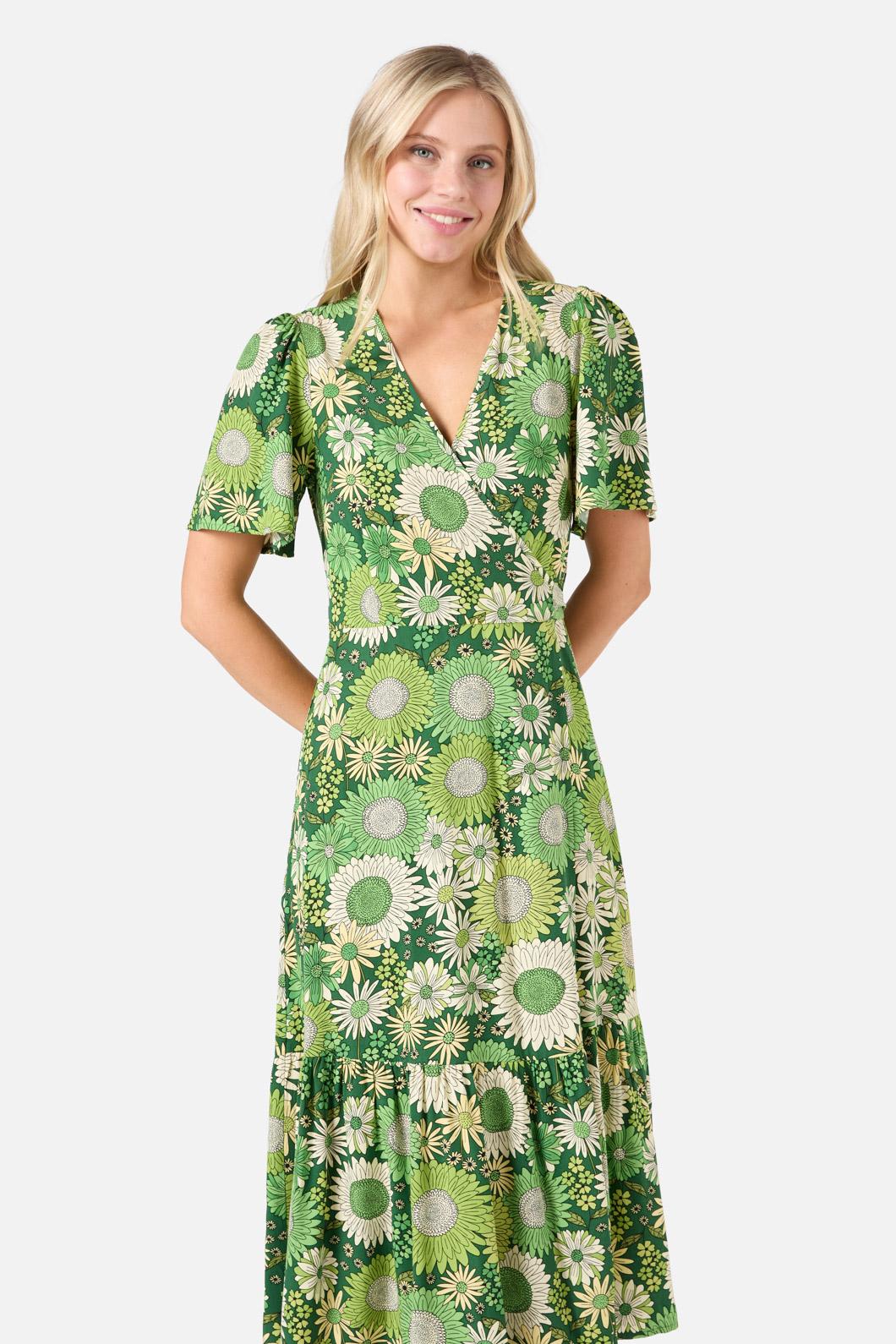 Viva Floral Midi Wrap Dress – Princess Highway