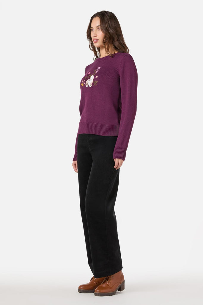 Rabbit Embroidered Jumper – Princess Highway