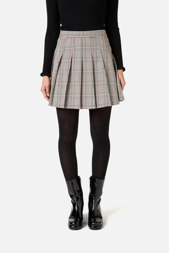 Joe Check Pleated Mini Skirt – Princess Highway