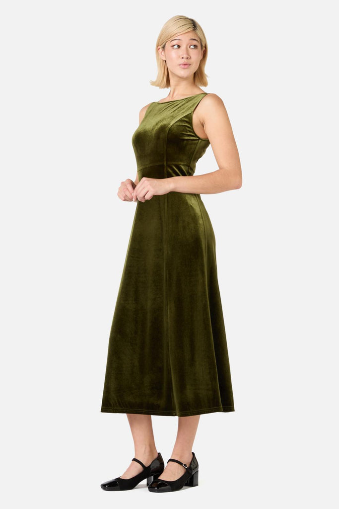 Monica Velvet Midi Dress – Princess Highway