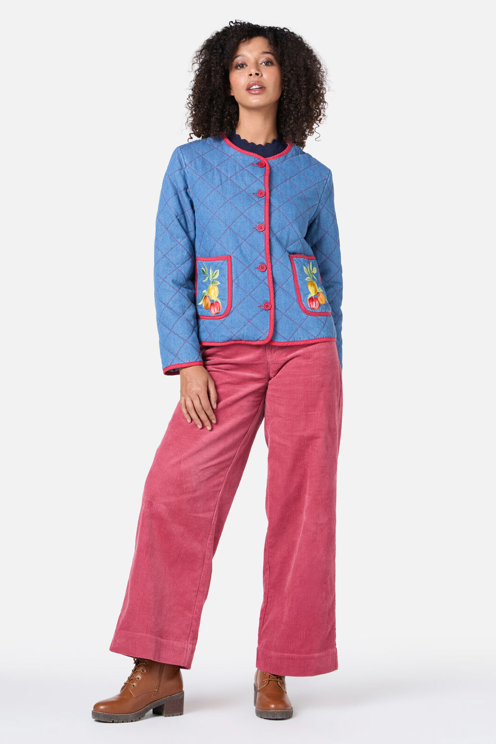Fruit Emb Quilted Jacket – Princess Highway