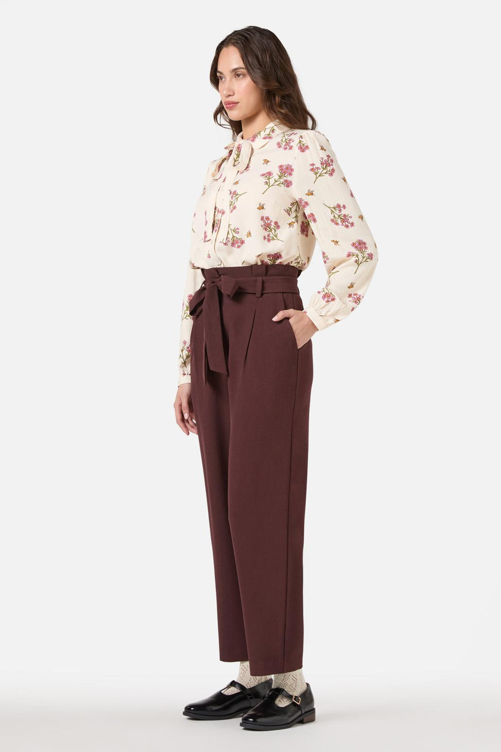 Hailey High Waisted Pleat Pant – Princess Highway
