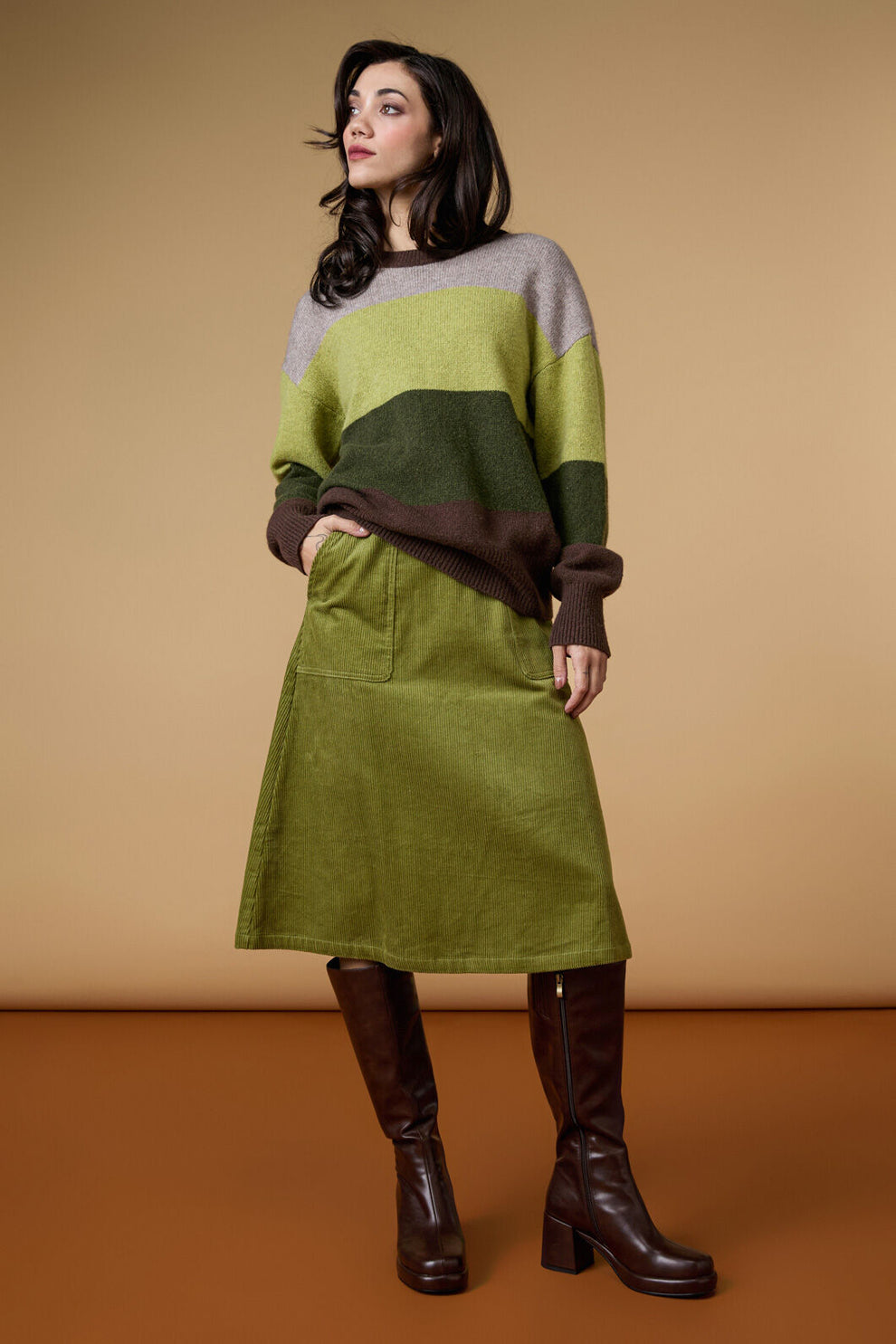 Arla Stripe Knit Jumper – Princess Highway