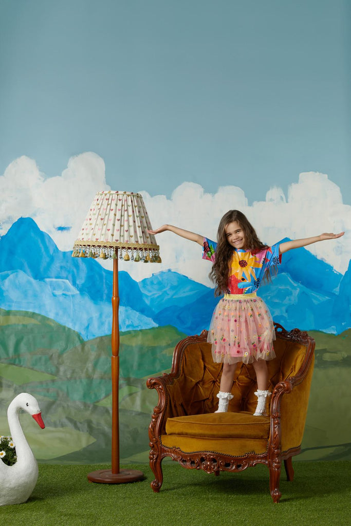 Floral Emb Kids Skirt – Princess Highway