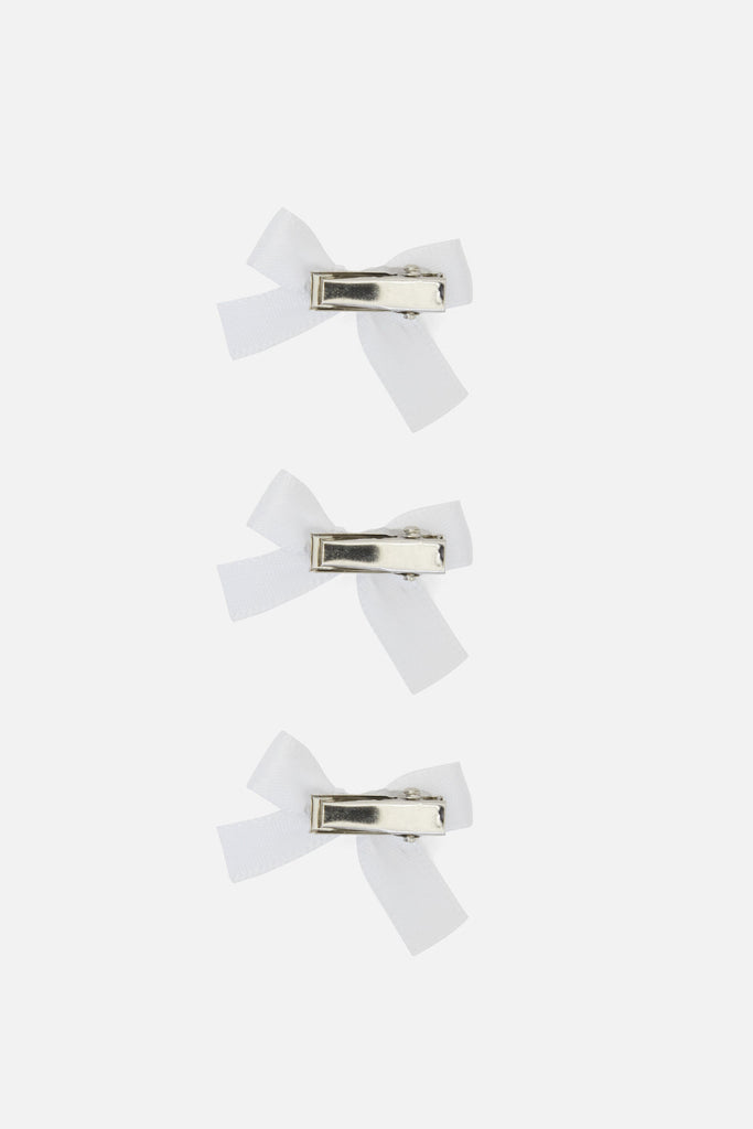 White Bow Clip Set – Princess Highway