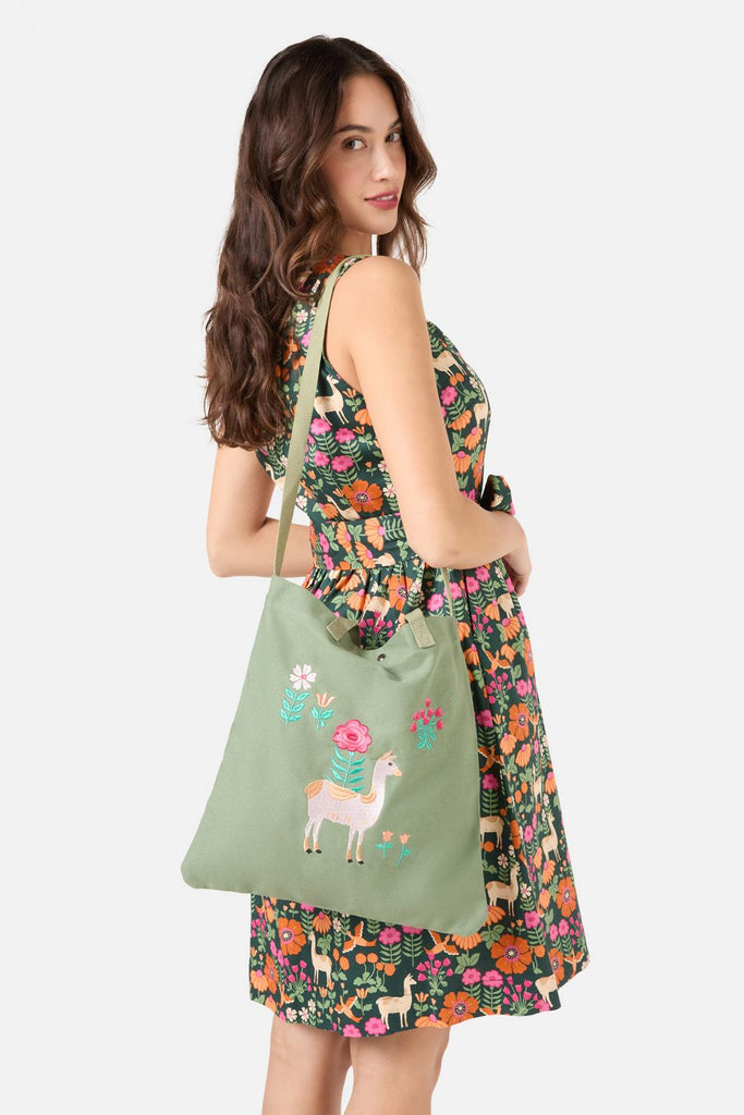 Llama Canvas Tote – Princess Highway