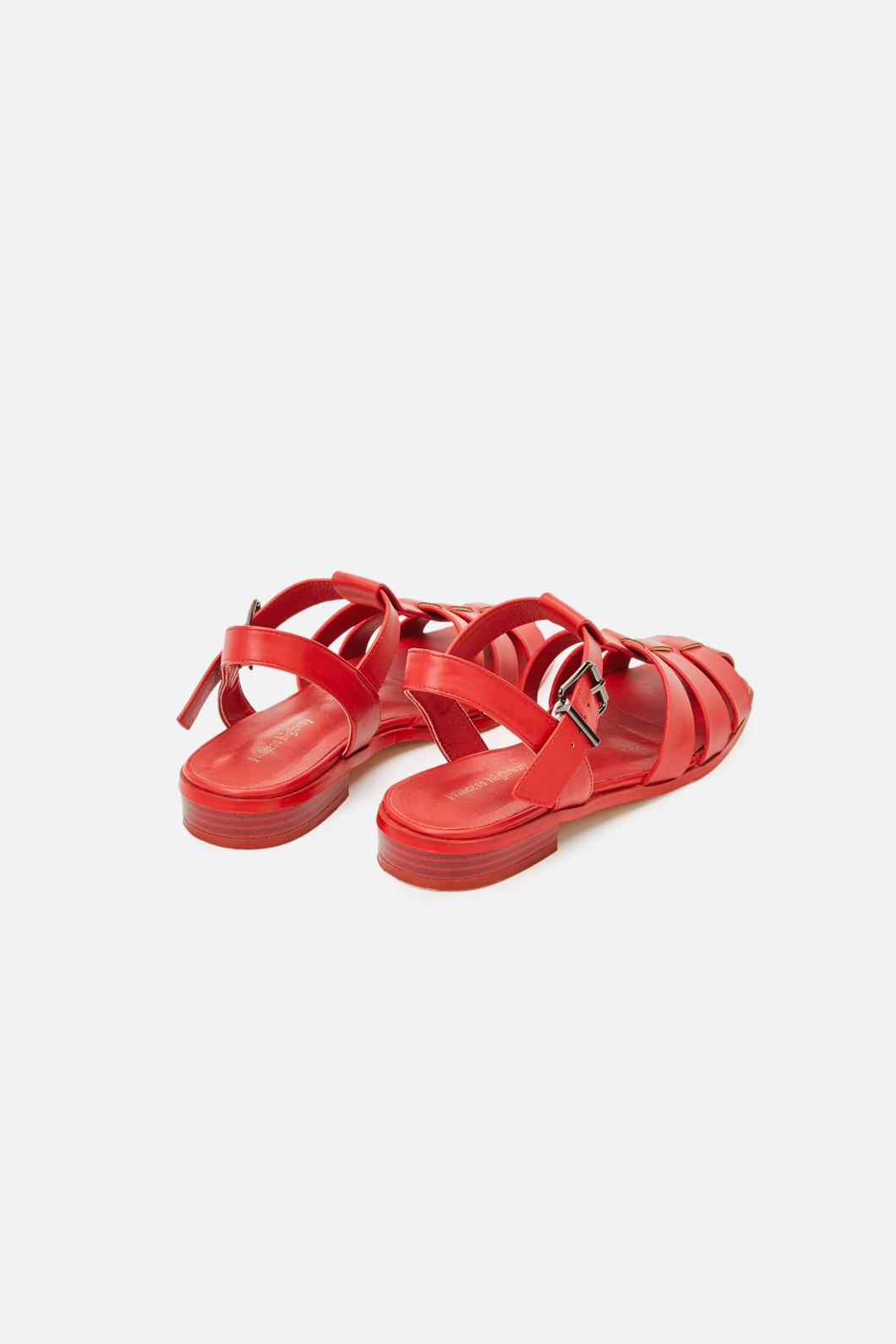Red Closed Toe Sandals – Princess Highway