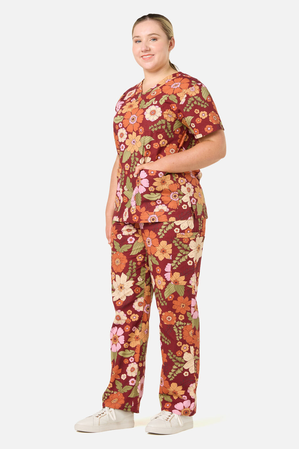 Brandy Floral Scrub Set – Princess Highway