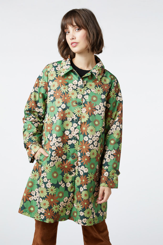 Bridgette Collared Raincoat – Princess Highway