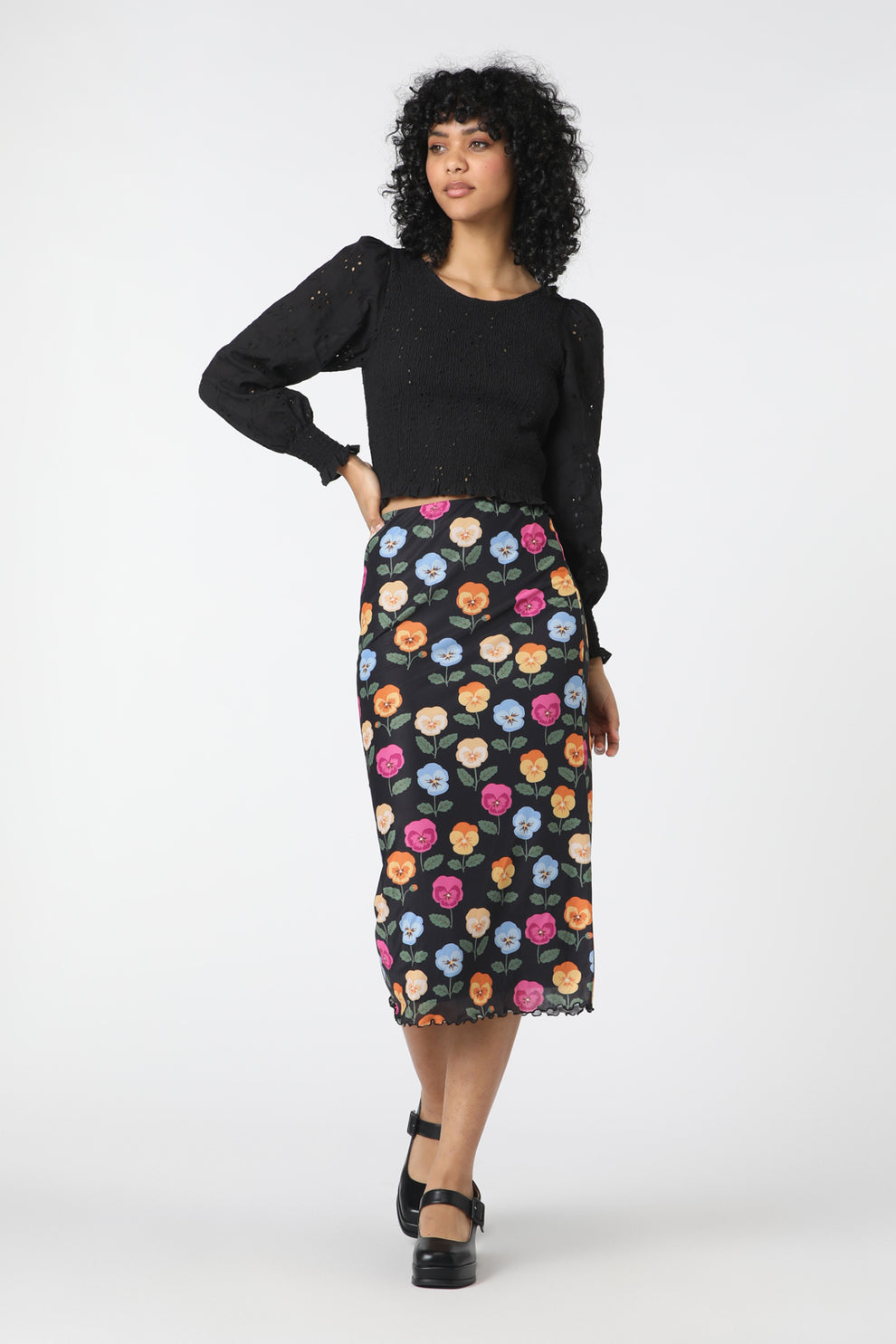 Pansy Mesh Skirt – Princess Highway