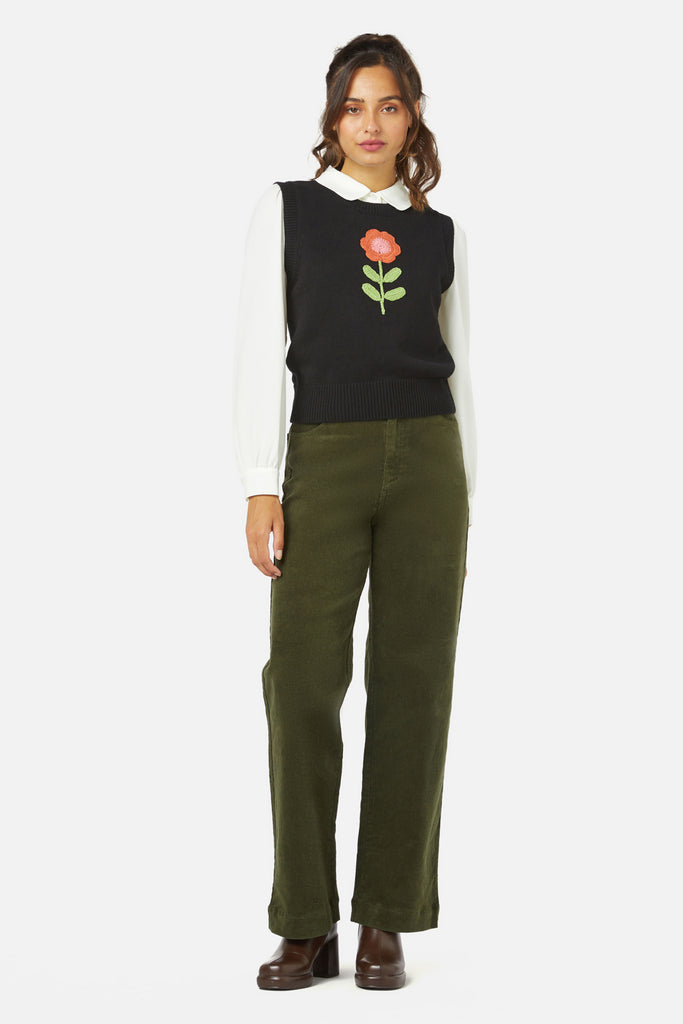 Belle Embroidered Knit Vest – Princess Highway