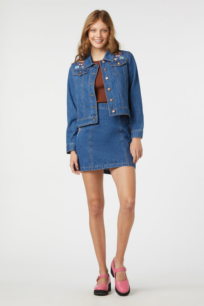 Flora Embroidered Jacket – Princess Highway